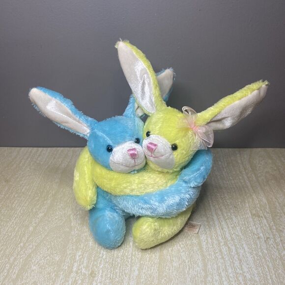Dan Dee | Toys | Dan Dee Easter Posable Ears Bunny Couple Hugging Soft ...